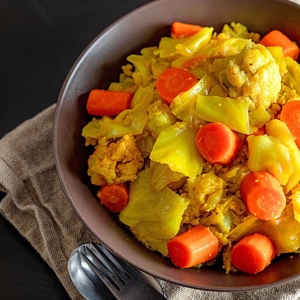 Pressure Cooker Pot Atakilt Wat (Ethiopian Cabbage Stew)